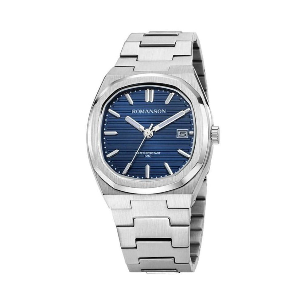 Romanson Analog Stainless Steel Strap Watch for Men - Romanson